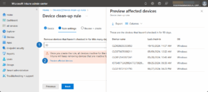 All about Microsoft Intune | Using device clean-up rules in Microsoft Intune