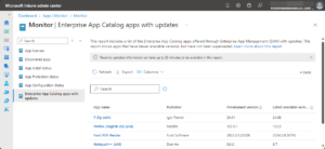 All about Microsoft Intune | Updating Enterprise App Catalog apps