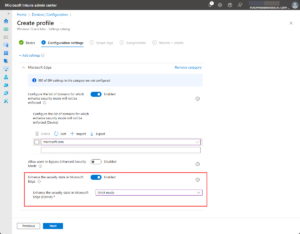 All about Microsoft Intune | Tightening browser security with Enhanced ...