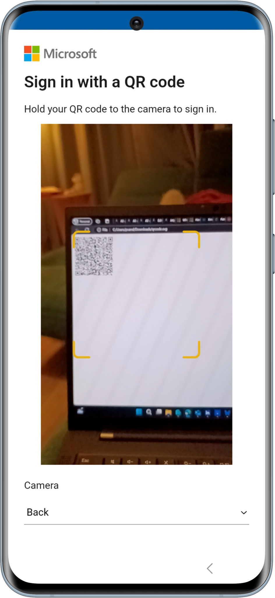 All About Microsoft Intune Using A Qr Code To Easily Sign In To Apps